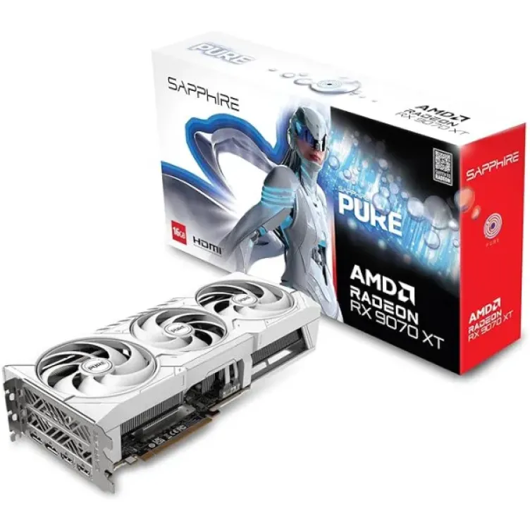 SVGA Sapphire Radeon RX 9070 XT PURE 16GB 2x HDMI/2x DP/11348-02-20G