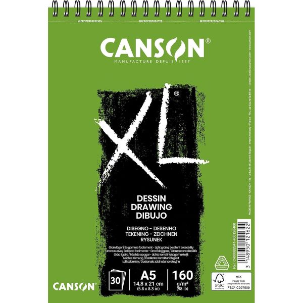 Canson ALB.A5 XL DRAWING 160g 30S