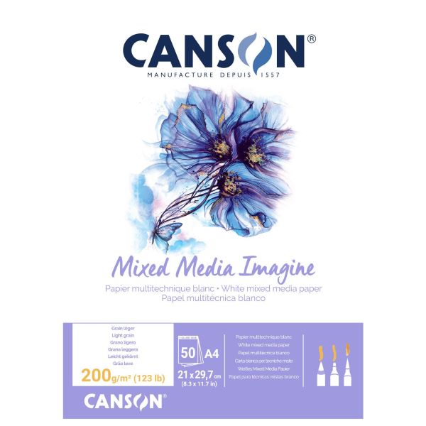 Canson IMAGINE BLOK, BL.A4, 200g, 50 listova