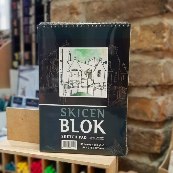 SKICEN BLOK A4 /240gr 340555