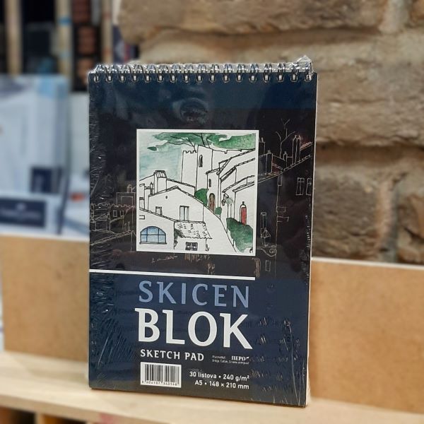 SKICEN BLOK A5/240gr 340548
