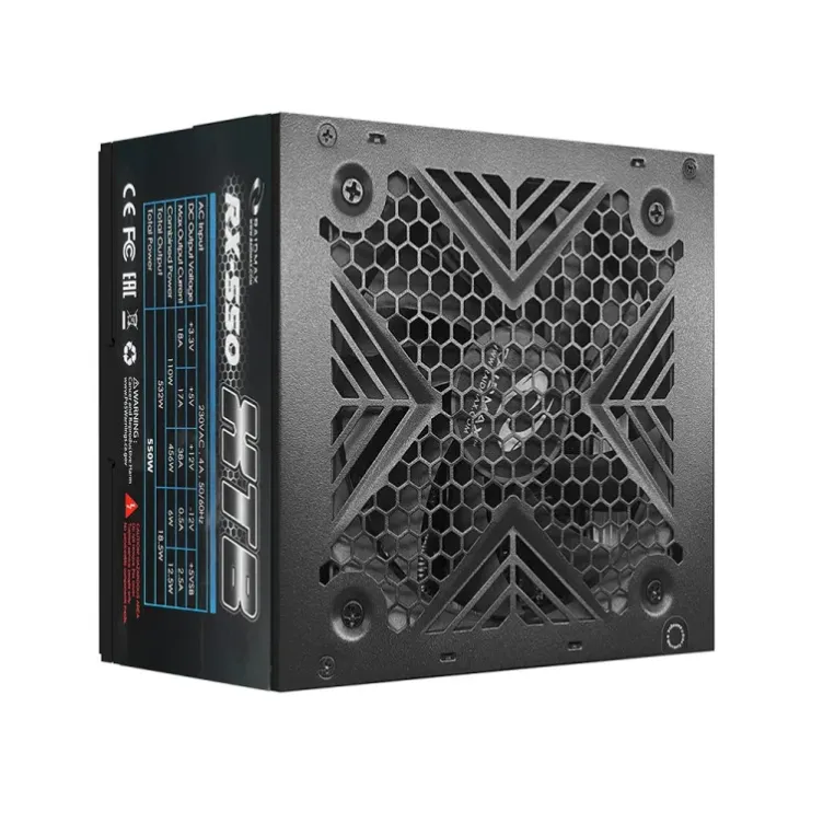 Napajanje 550W Raidmax RX-550XT(B) Full Black/120mmTC Fan/Retail Pack
