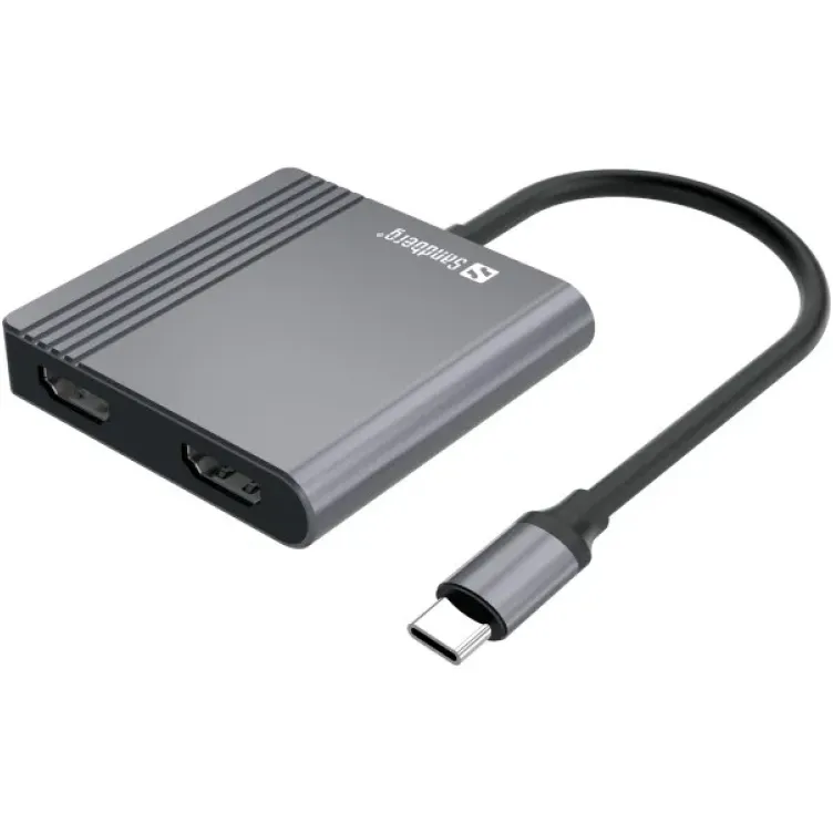 Docking station Sandberg USB-C Dock 2xHDMI+USB+PD 136-44