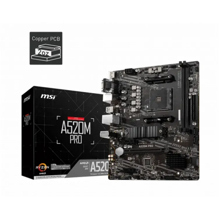 MB AM4 MSI A520M-A PRO