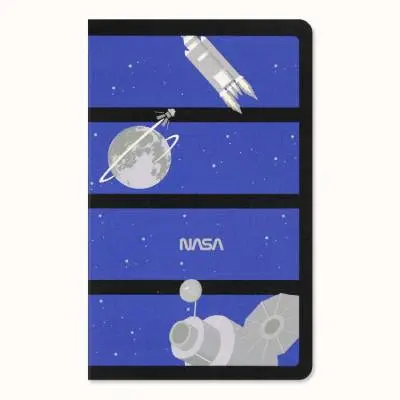 Moleskine Agenda NASA, Glow in the dark, Large, Soft Cover, Limited Edition, Šarena