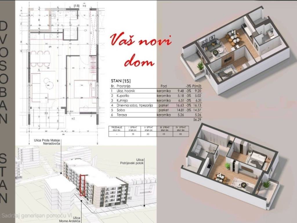 Dvosobni stan Mome Ardelića, Smederevo