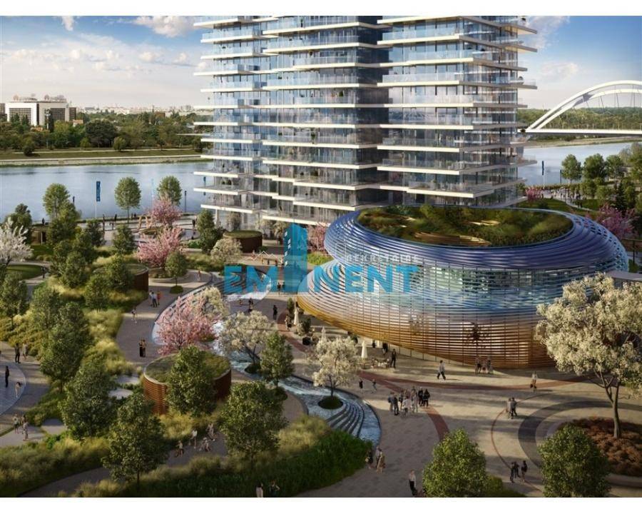 Trosobni stan Riviera, Beograd na vodi - Palata pravde, Beograd