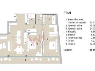 Trosobni stan Stojana Protića, Beograd