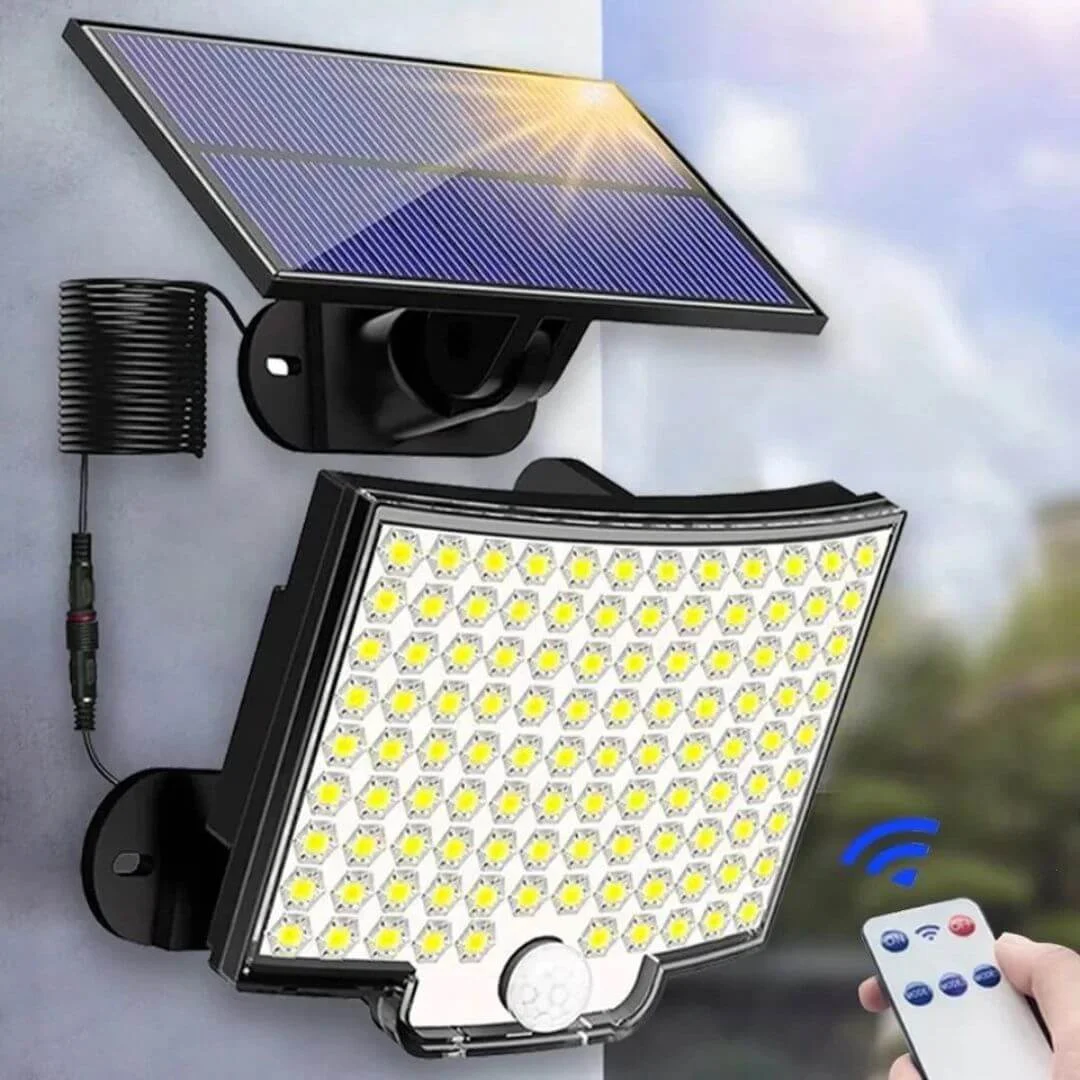 Solarni LED reflektor za dvorište