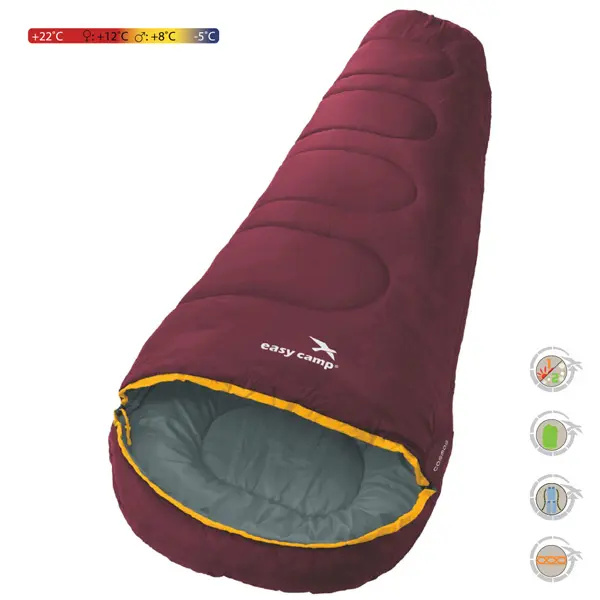 Vreća za spavanje Easy Camp Cosmos Bordeaux 240036