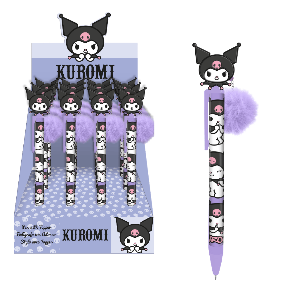 Hello Kitty and Friends Kuromi hemijska olovka sa pufnom