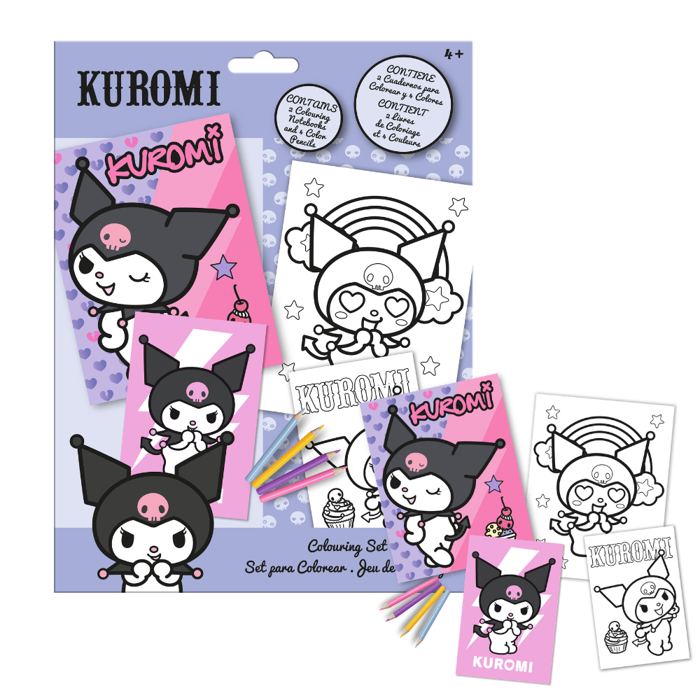 Hello Kitty and Friends Kuromi bojanka sa notesom