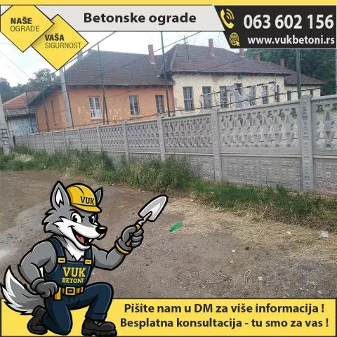 BETONSKE OGRADE - PROJEKAT 17