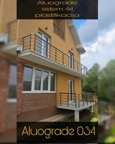 ALUMINIJUMSKI GELENDERI SISTEM 4+1
