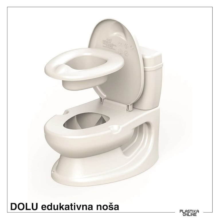 WC ŠOLJA edukativna zvučna noša bela