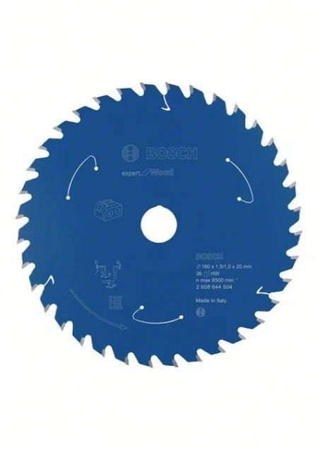 Bosch Expert for Wood list kružne testere za akumulatorske testere 160x1.5/1x20 T36 160x1.5/1x20 T36 ( 2608644504 )