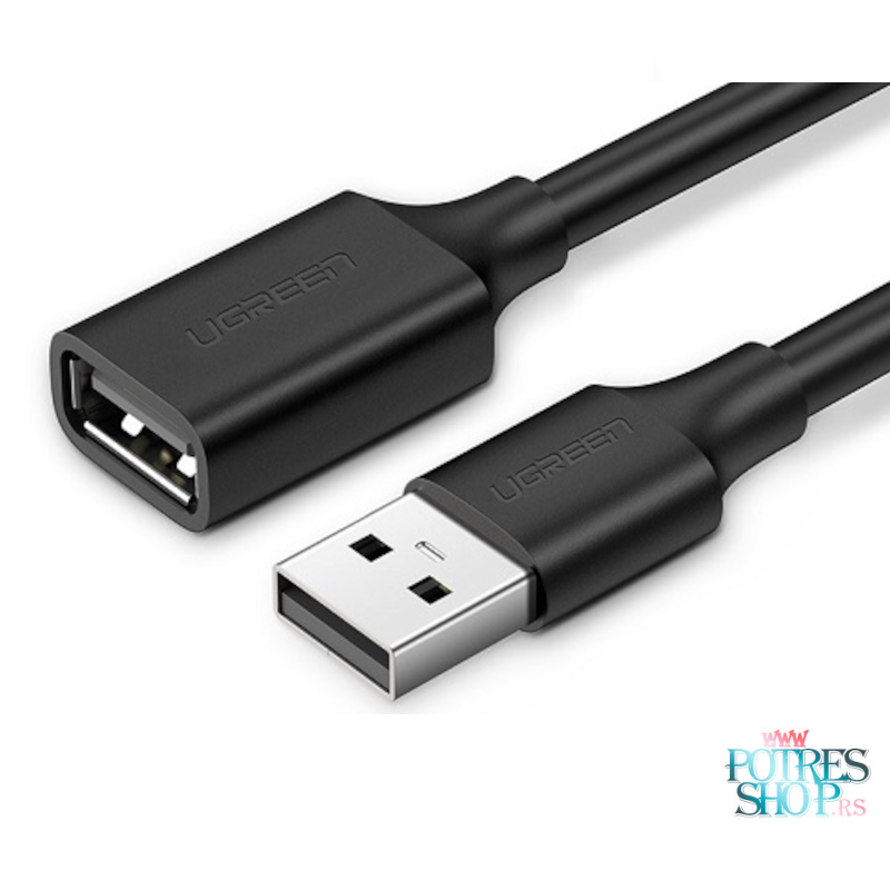 UGREEN PRODUZNI USB-A KABAL MUSKI NA ZENSKI US103