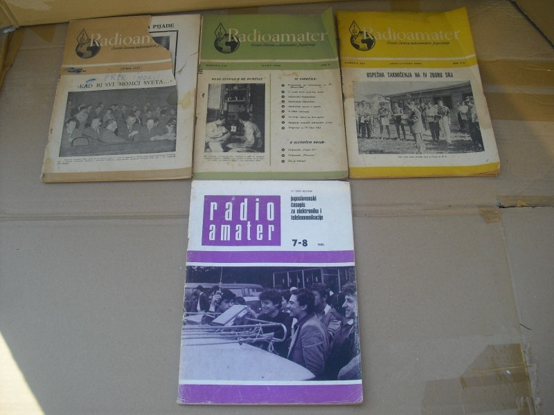 Casopis radioamater 4kom 1958g - kolekcionarski primera