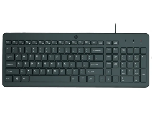 HP Tastatura 150 žična US, crna (664R5AA)