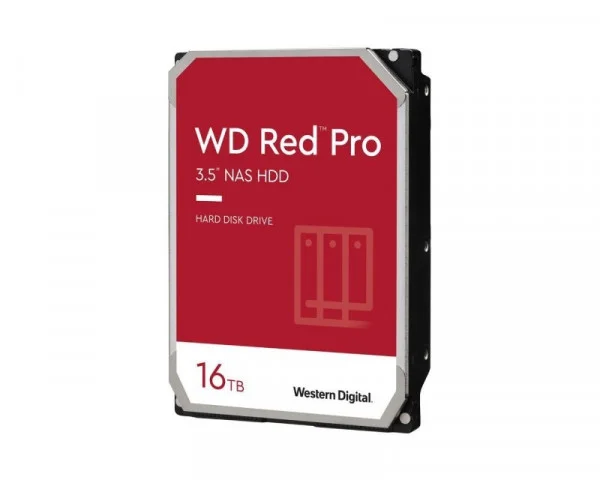 WD 16TB 3.5'' SATA III 512MB 7.200rpm WD161KFGX Red Pro