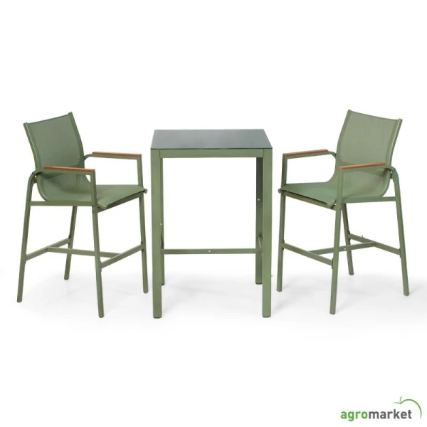 Green bay Baštenski set Olive visoko sedenje