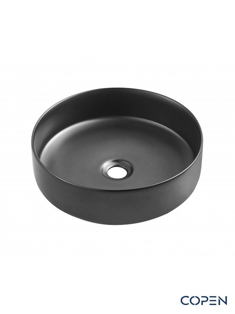 Lavabo nadgradni ∅41cm Copen C-15-214MB mat crna