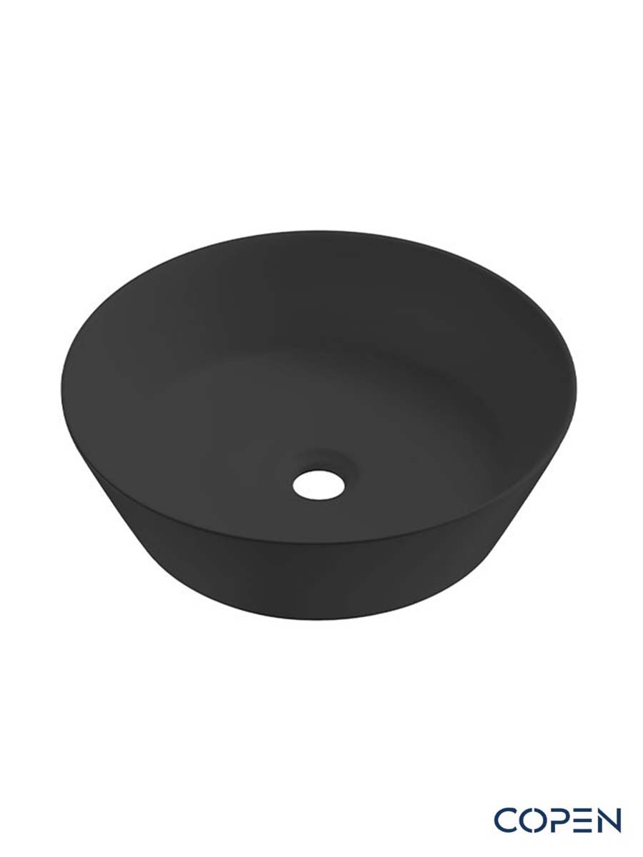 Lavabo nadgradni ∅43cm Copen C-15-215MB mat crna