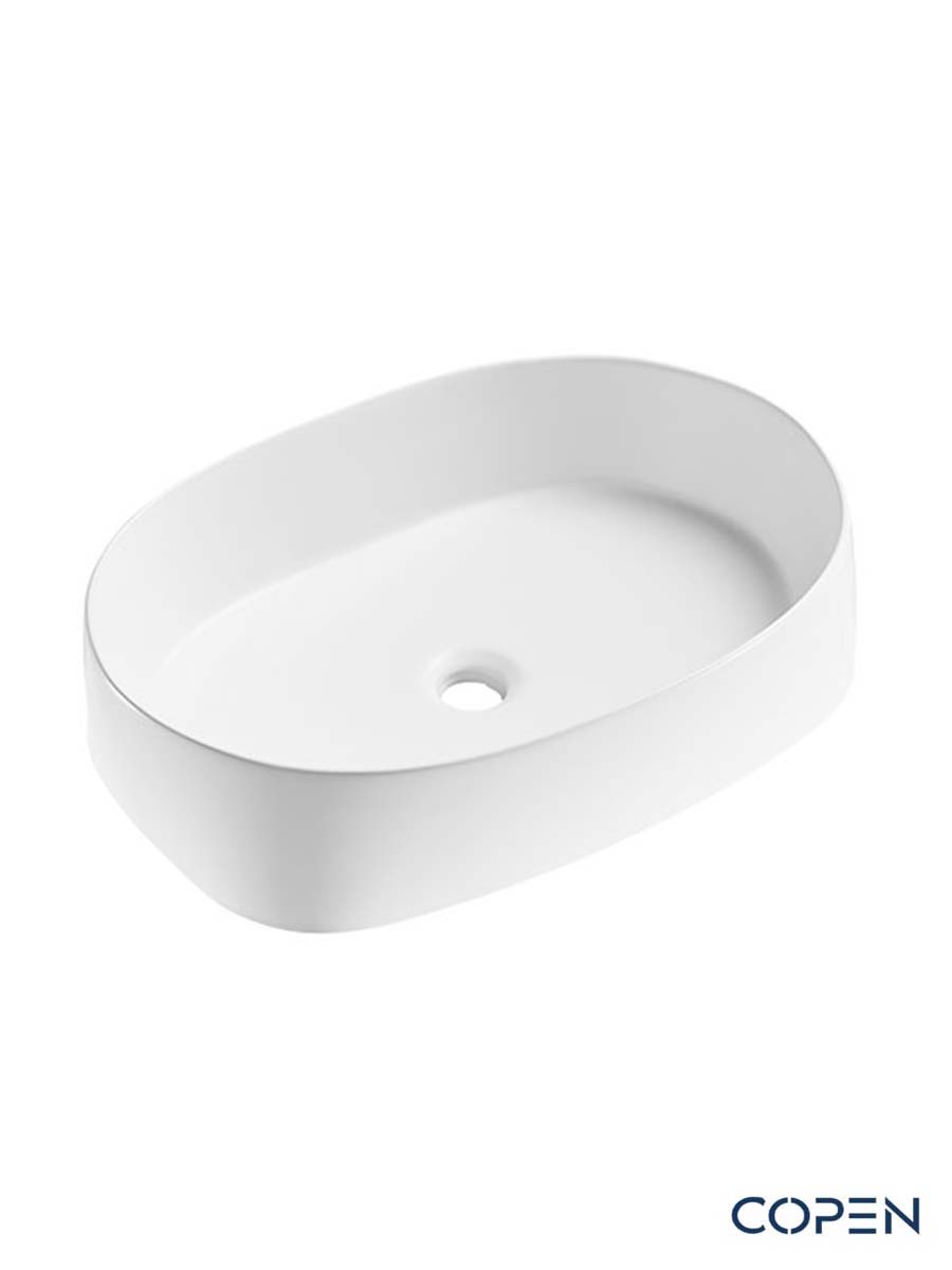 Lavabo nadgradni 56x39cm Copen C-15-213MW mat bela