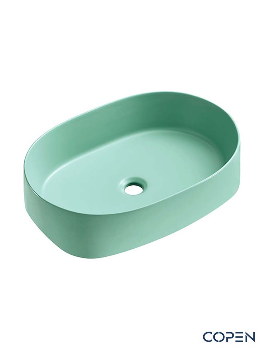 Lavabo nadgradni 56x39cm Copen C-15-213MZ mat zelena
