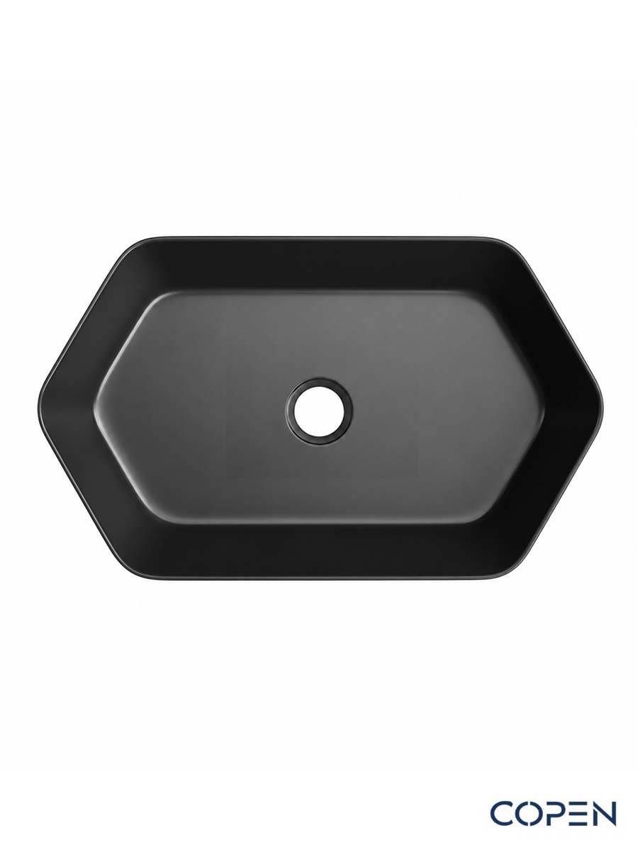 Lavabo nadgradni 61x36cm Copen C-15-217MB crna mat