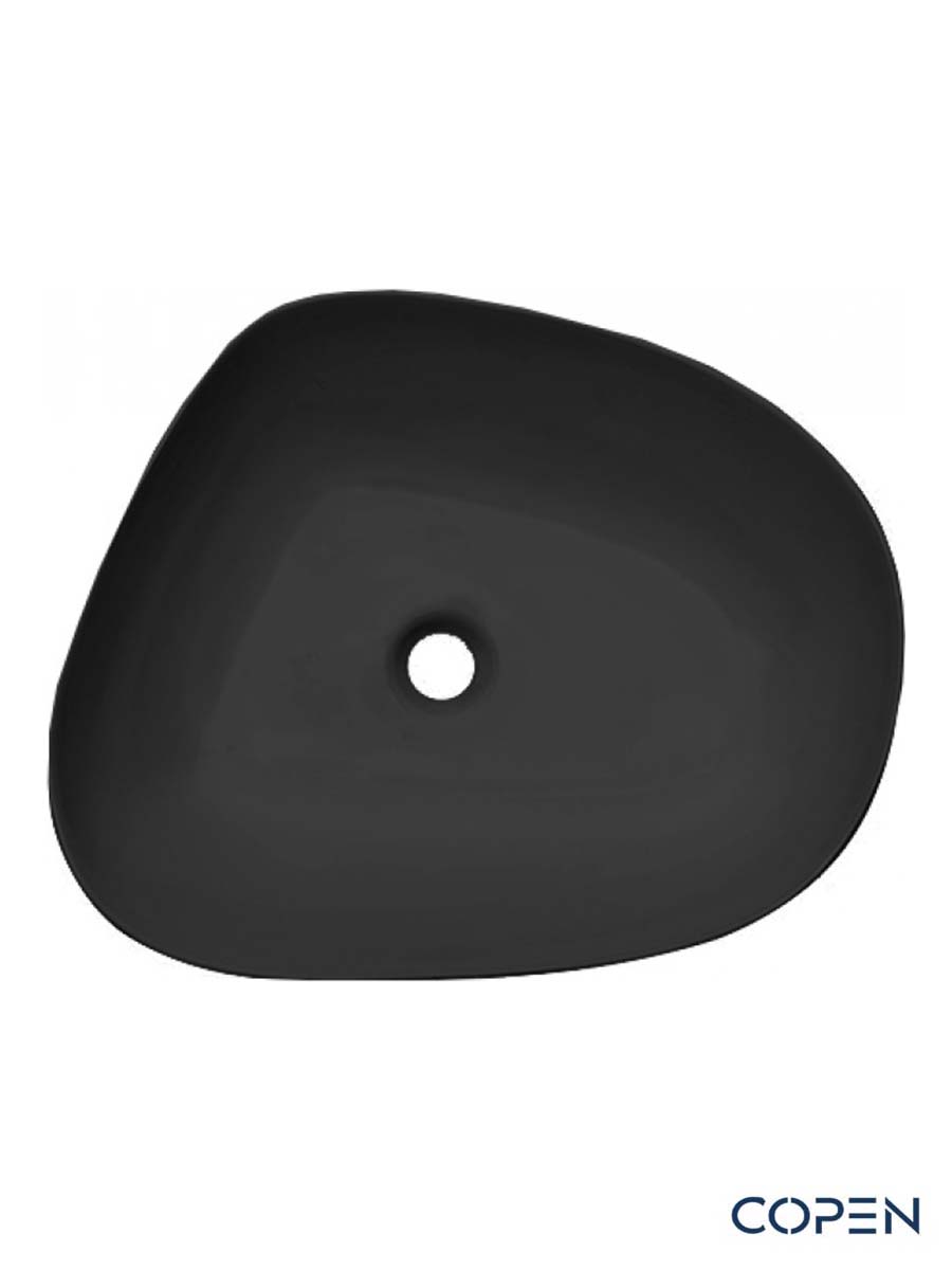 Lavabo nadgradni 58x47cm asimetrični Copen C-15-219MB mat crna
