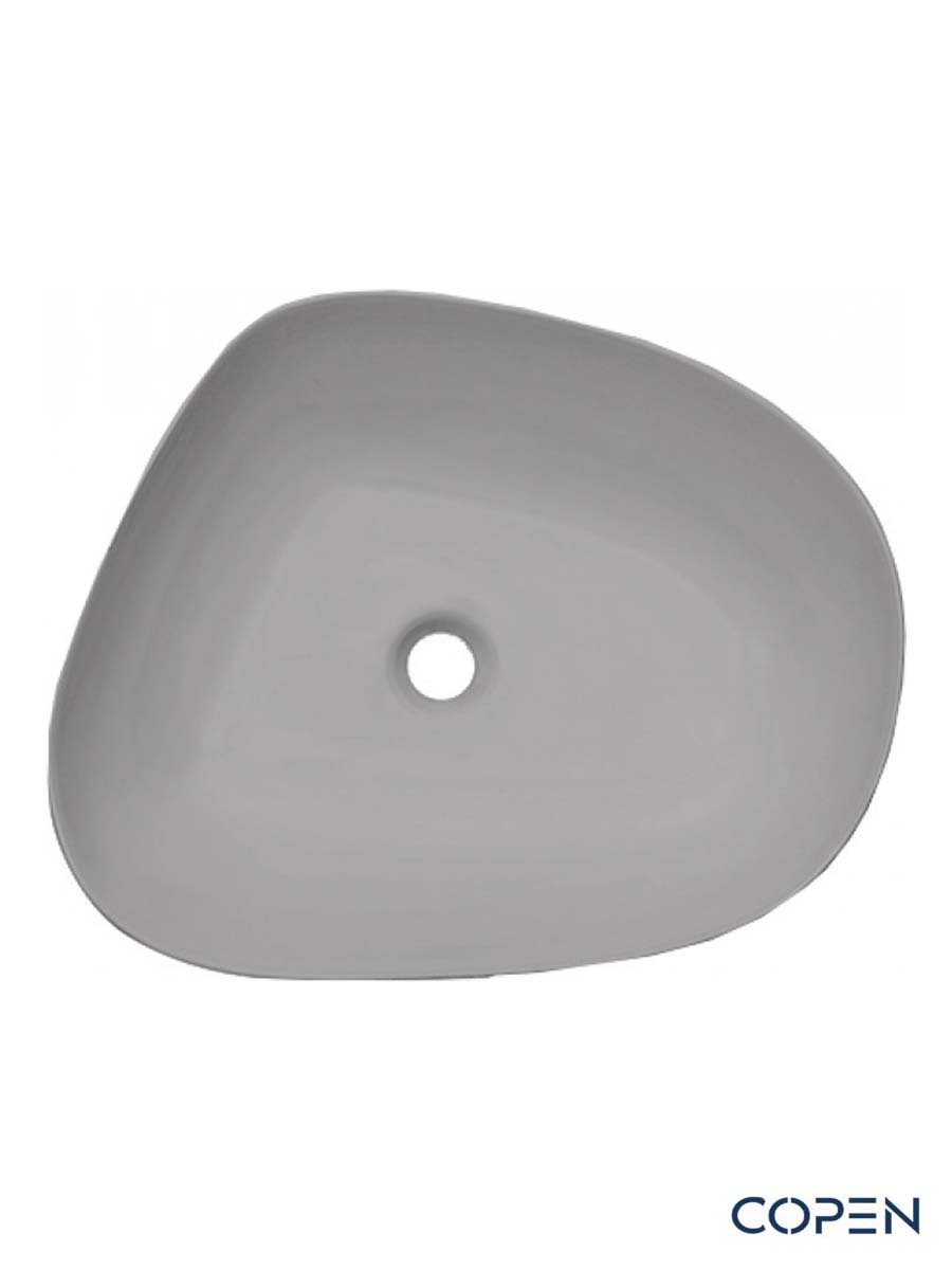 Lavabo nadgradni 58x47cm asimetrični Copen C-15-219MG mat siva