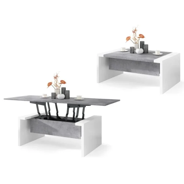Multifunkcionalni Sto Space Belo-Sivi 1638