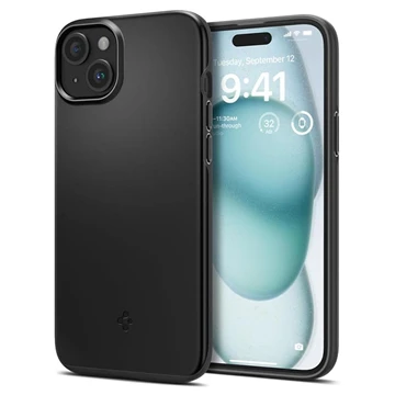 IPHONE 15 SPIGEN THIN FIT HIBRIDNA MASKA - CRNA