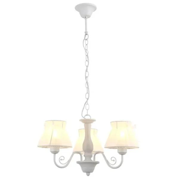 Luster Beli 3x40W E27 Zefir 15094