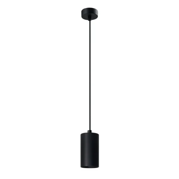 Viseća Lampa Crna 1x25W GU10 klosz 10cm Tubo 15078