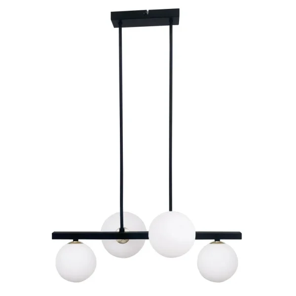 Viseća Lampa Crno Zlatna 4x28W G9 Kama 15038