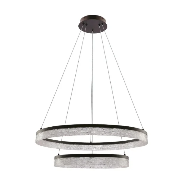 Visilica Crna 38W LED 3000K Frozi 15024