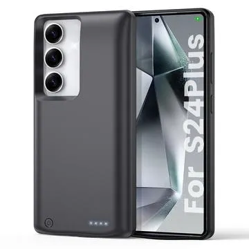 SAMSUNG GALAXY S25+/S24+ BACKUP BATTERY CASE - 10000MAH - BLACK