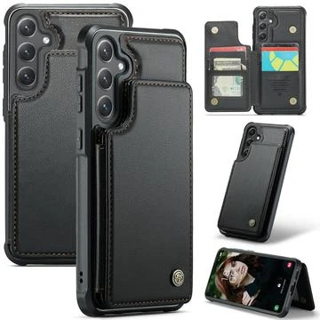 SAMSUNG GALAXY S24+ CASEME C22 CASE RFID CARD WALLET - BLACK