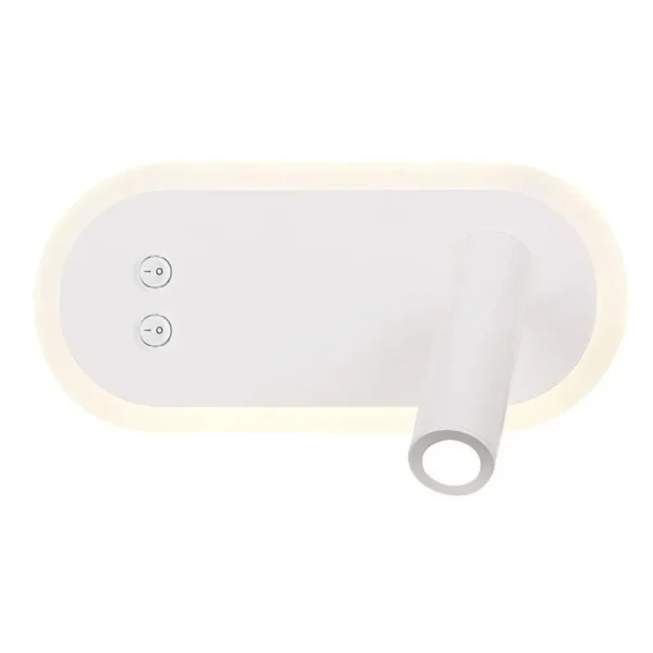 Zidna Lampa Bela 6W+3W 4000K LED Miracle 15137