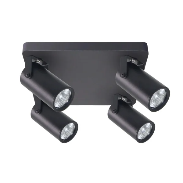 Zidna Lampa Crna 4x15W GU10 Gary 15111