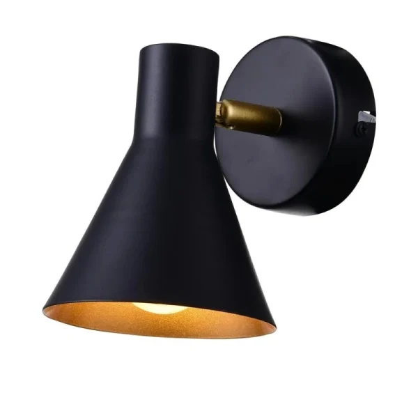 Zdina Lampa Mat Crna 1x40W E14 Less 15014