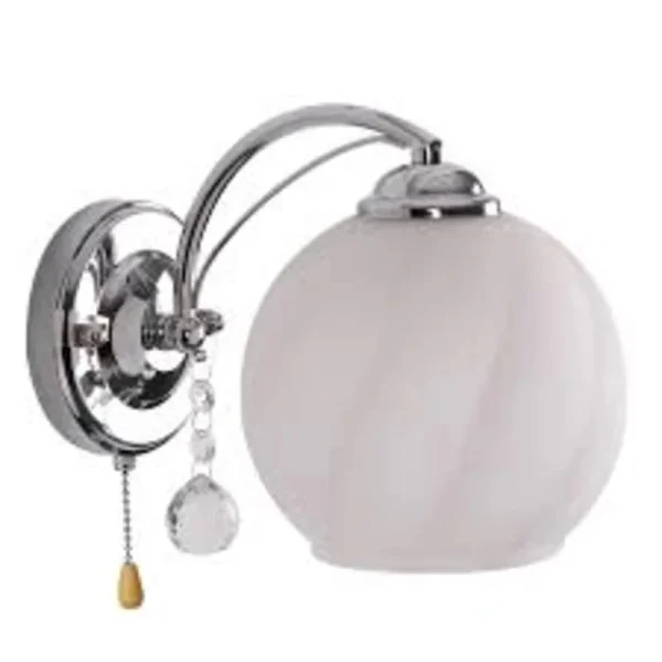 Zidna Lampa 1x40W E27 Bela Alyson 15006