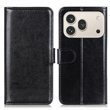 HONOR 600/600 PRO WALLET CASE WITH STAND - BLACK
