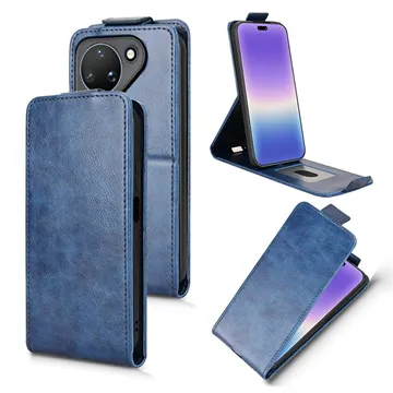 HUAWEI PURA 90 VERTICAL FLIP CASE WITH STAND - DARK BLUE
