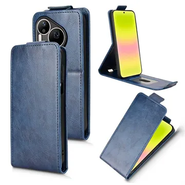 HUAWEI PURA 90 PRO VERTICAL FLIP CASE WITH STAND - DARK BLUE