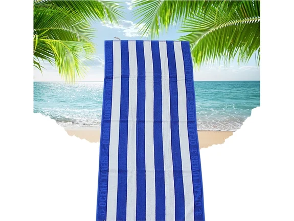 DekorDom Plažni peškir Beach Master Ocean Blue