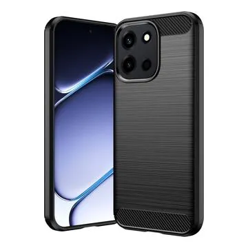 ONEPLUS NORD 6/TURBO 6/6V BRUSHED TPU CASE - CARBON FIBER - BLACK