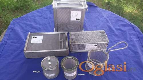 Inox posude Inox rešetke za ultra zvučne kade . Inox posuda Inox rešetka za ultra zvučnu kadu